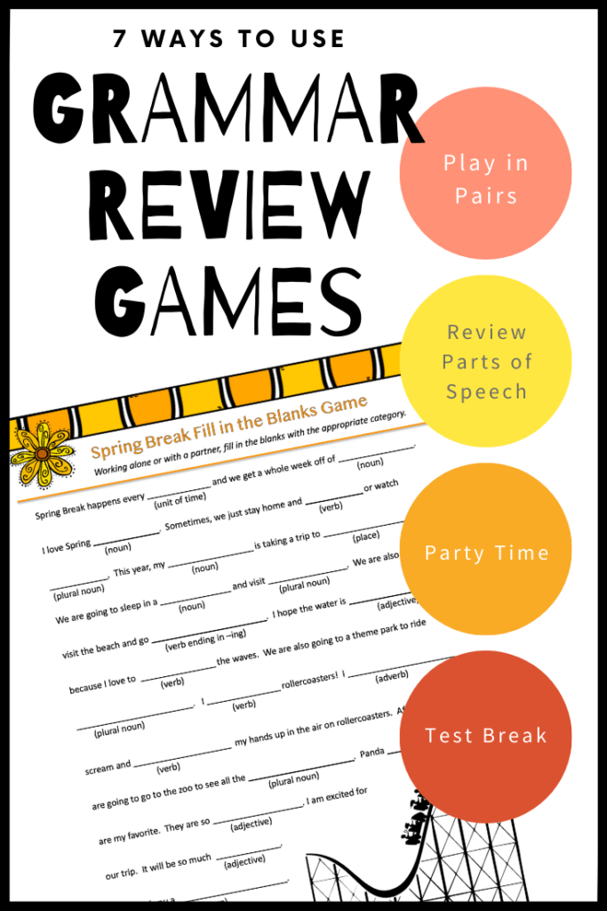 Using Games Like Mad Libs to Teach Kids Parts of Speech – Teach for Jesus